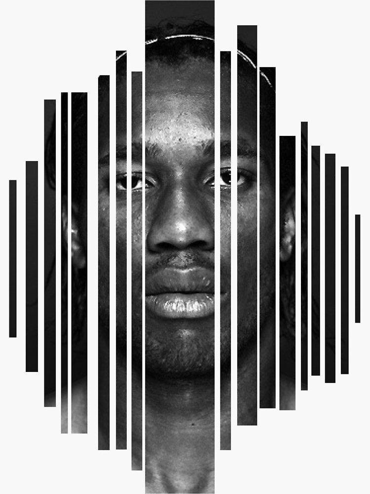 "DROGBA - THE LEGEND - CHELSEA FAN SHIRT" Sticker by vicekingwear ...