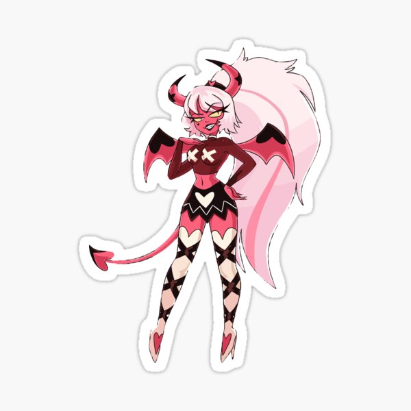 "Verosika Helluva Boss" Sticker for Sale by artisanbaguette | Redbubble