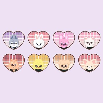 "Stray kids - skzoo" Sticker by MomosDrawing | Redbubble