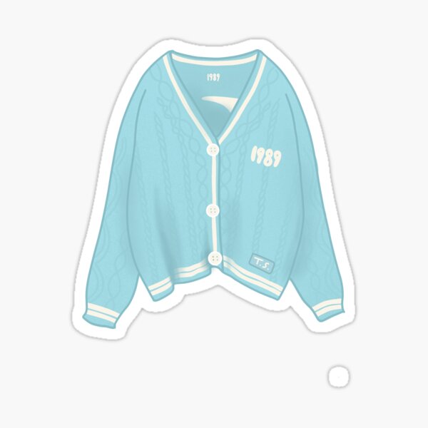 "1989 Cardigan" Sticker for Sale by hg48 | Redbubble