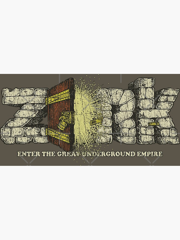 "Zork: Enter The Great Underground Empire 1980 " Poster for Sale by AstroZombie6669 | Redbubble