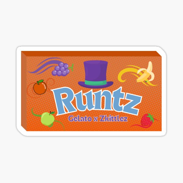 "Cartoon Box of Runtz " Sticker for Sale by MaineDigital | Redbubble