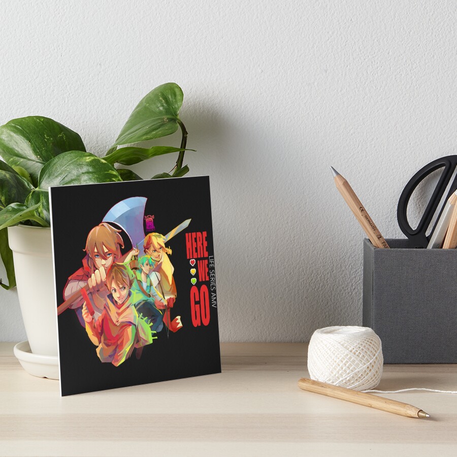 "Here we go~!" Sticker for Sale by noxlotl | Redbubble