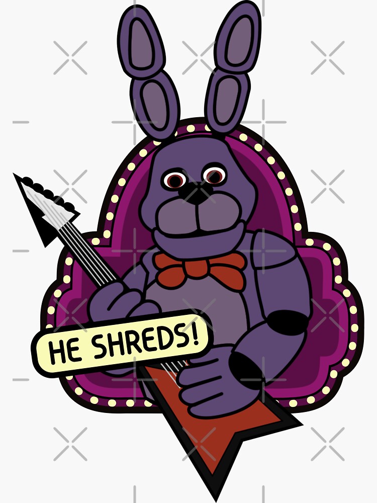"FNAF Movie | Bonnie Pin" Sticker for Sale by plathe31 | Redbubble