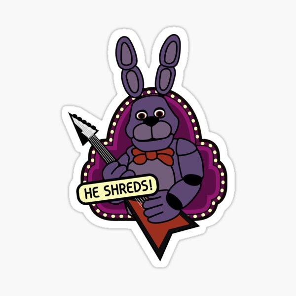 "FNAF Movie | Bonnie Pin" Sticker for Sale by plathe31 | Redbubble