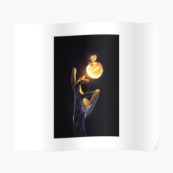 "Golden apple" Poster for Sale by Spixx | Redbubble