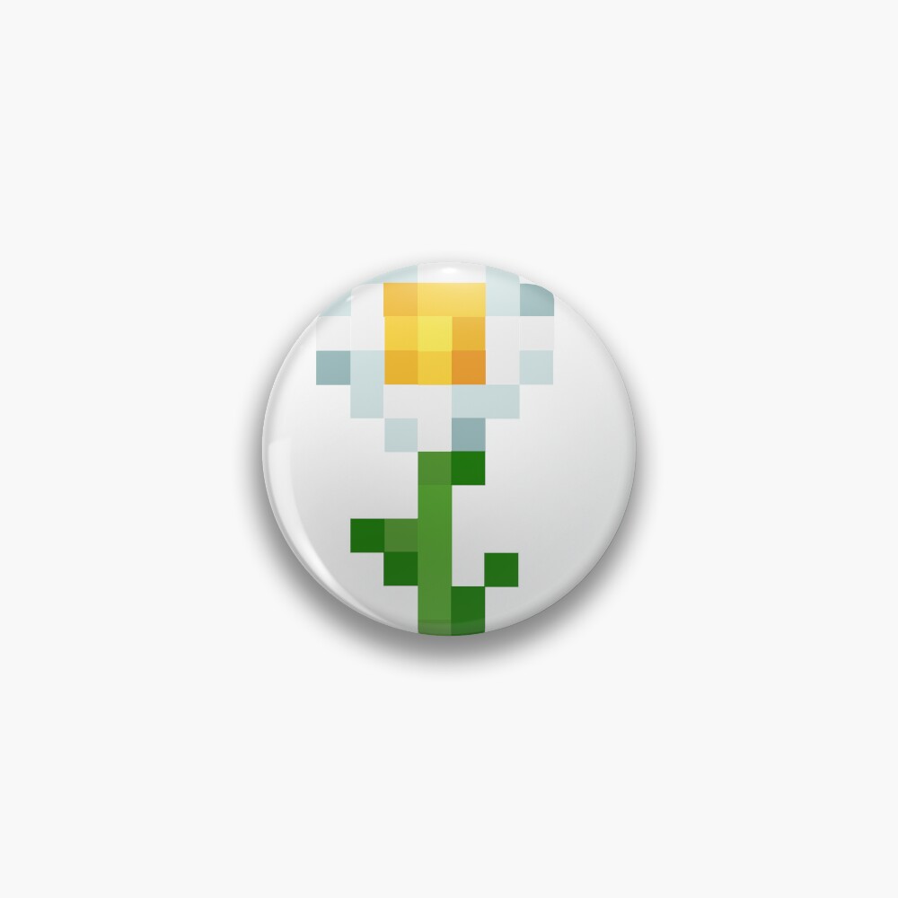 "Minecraft Oxeye Daisy" Sticker for Sale by Ch3rry-Quartz | Redbubble