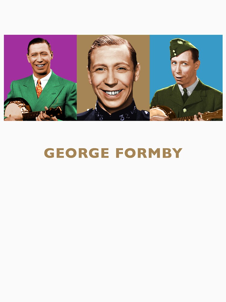 "George Formby - Triptych Designs" T-shirt by TIGERDAVER | Redbubble