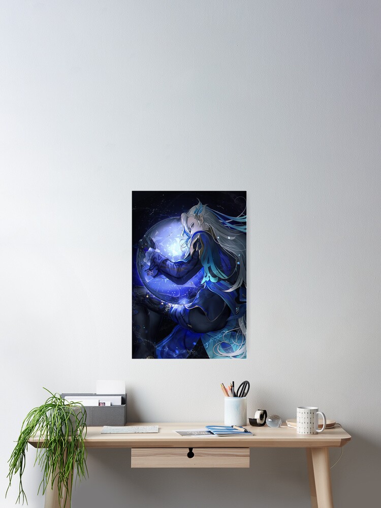 "Genshin Impact Chibi Neuvillette" Poster by NathanDoodles | Redbubble
