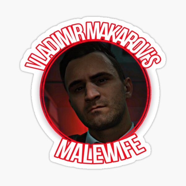 "Makarov's Malewife" Sticker for Sale by WeskersMaleWife | Redbubble
