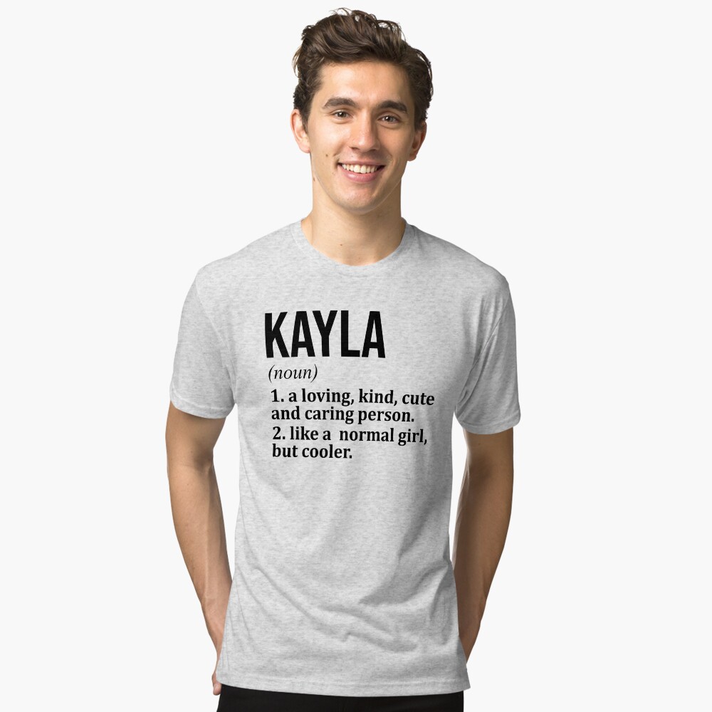"Kayla Name Definition" Sticker for Sale by XCIV | Redbubble