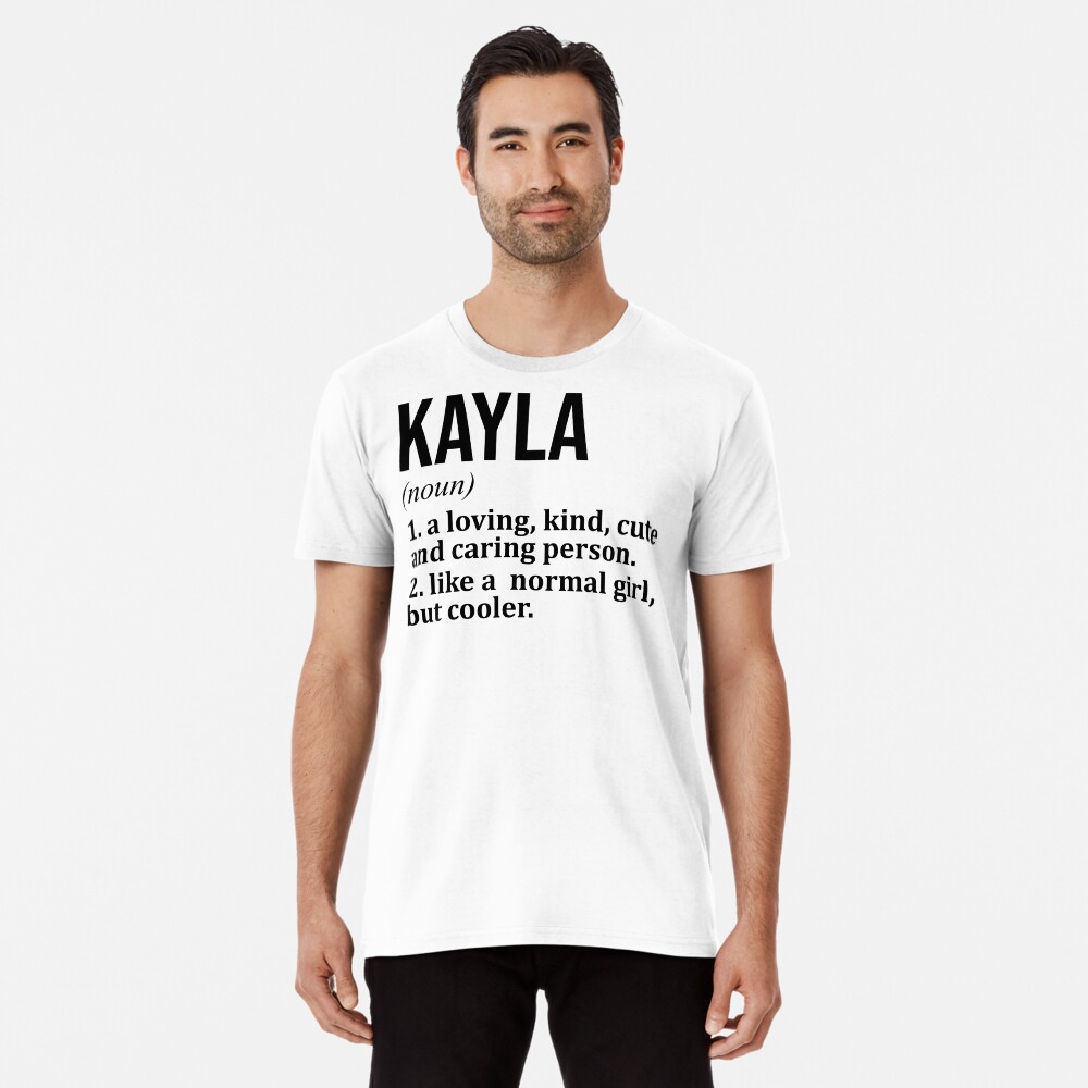 "Kayla Name Definition" Sticker for Sale by XCIV | Redbubble