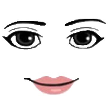 "roblox girl face" Sticker for Sale by goon-street | Redbubble