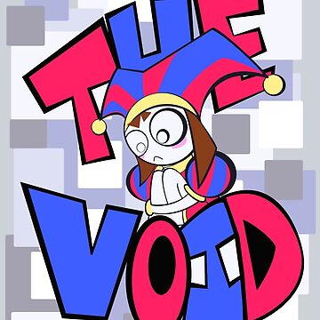 "The Amazing Digital Circus : The Void" Sticker for Sale by Doodle ...