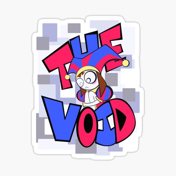 "The Amazing Digital Circus : The Void" Sticker for Sale by Doodle ...