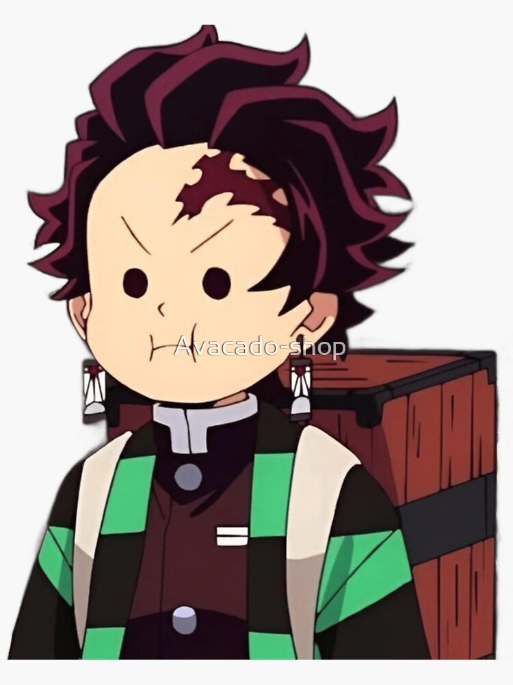 "Kamado Tanjiro from Demon Slayer " Sticker for Sale by Avacado-shop ...