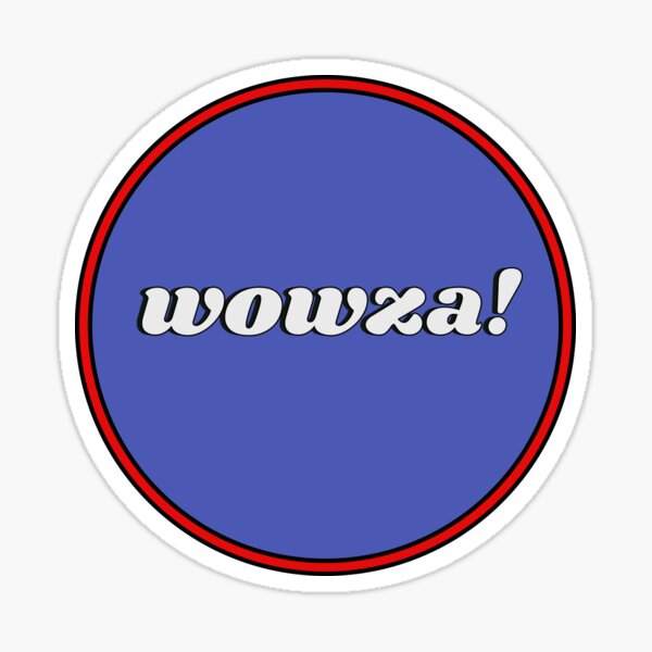 Wowza Stickers | Redbubble