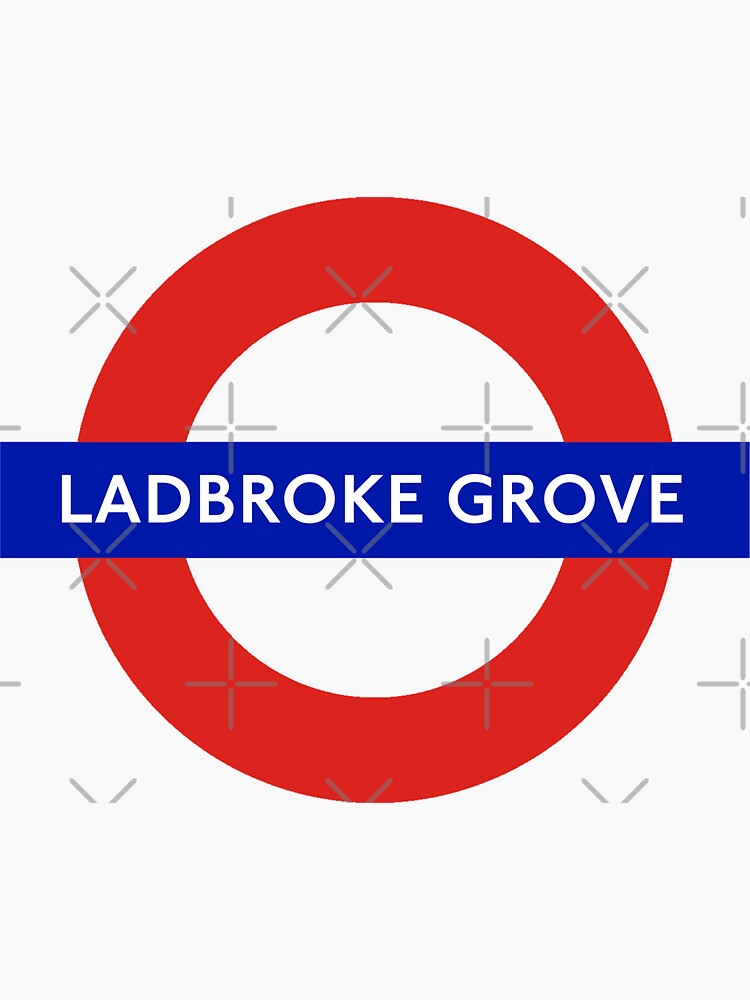"Ladbroke grove London underground tfl " Sticker for Sale by ...