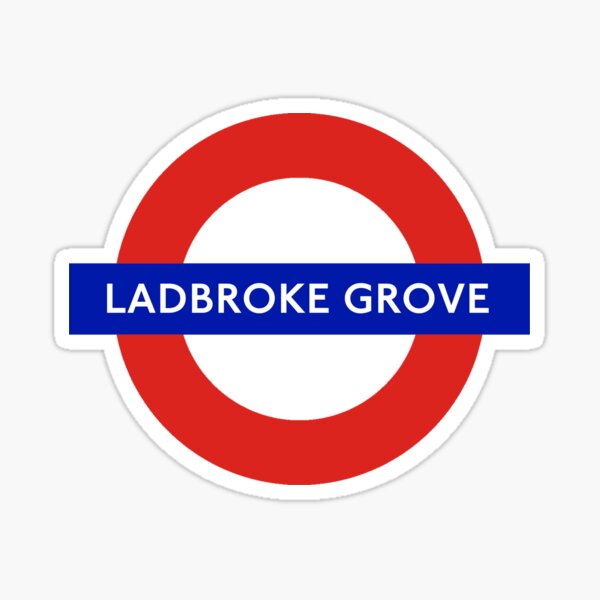 "Ladbroke grove London underground tfl " Sticker for Sale by ...