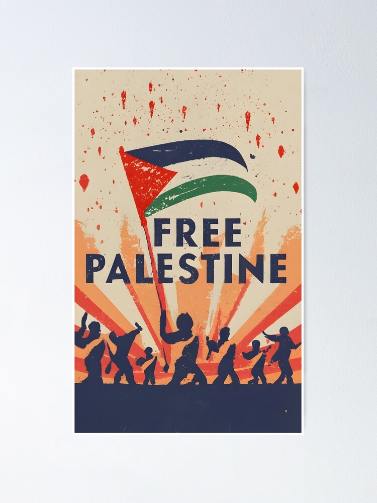 "Free palestine - Free Gaza - Free Palestine Protest" Poster for Sale ...