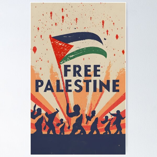 "Free palestine - Free Gaza - Free Palestine Protest" Poster for Sale ...