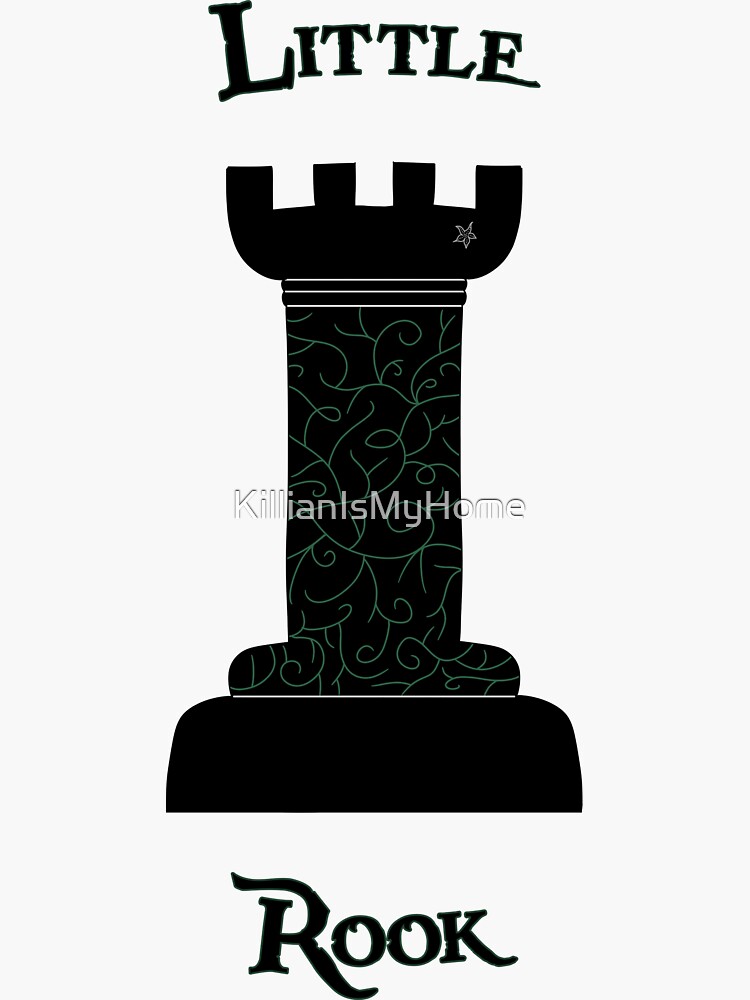 "Knight Rook - Little Rook" Sticker by KillianIsMyHome | Redbubble