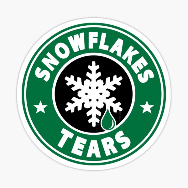 "snowflakes tears" Sticker for Sale by Val Goretsky | Redbubble