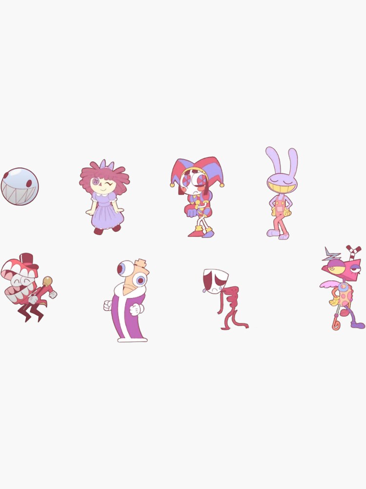 "TADC: Lil Circus" Sticker for Sale by EmberlyDawn | Redbubble