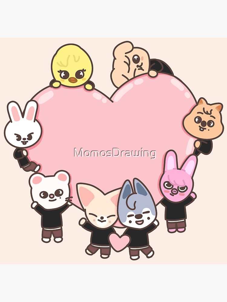 "Stray kids - skzoo" Poster by MomosDrawing | Redbubble