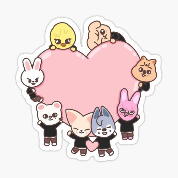 "Stray kids - skzoo" Sticker by MomosDrawing | Redbubble