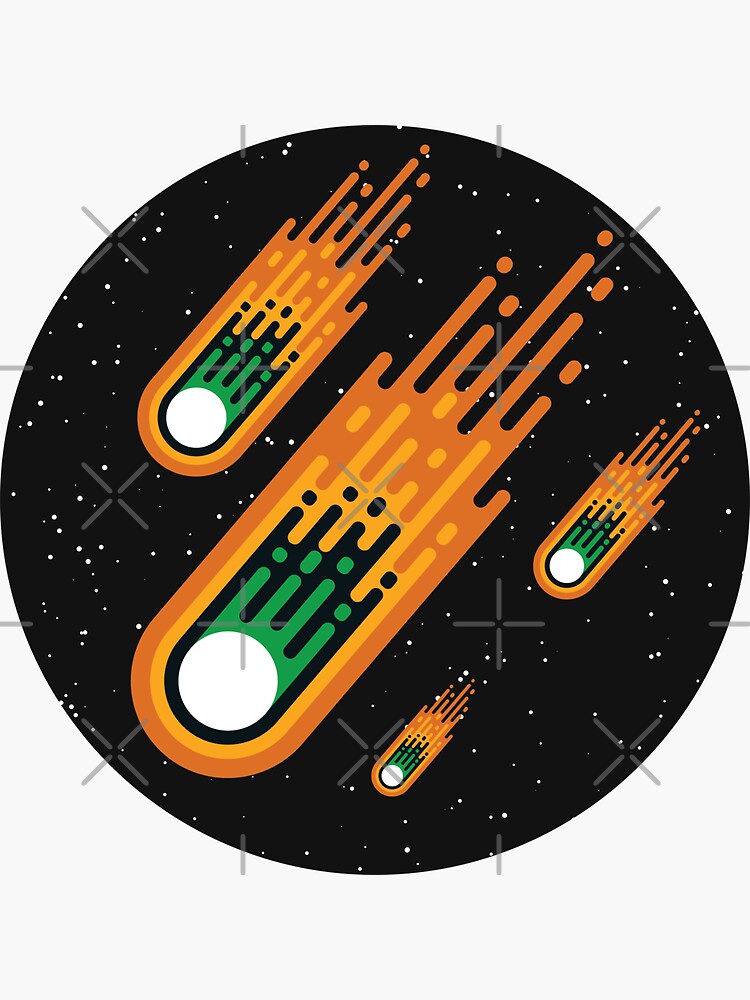 "Comet" Sticker by Nevl | Redbubble