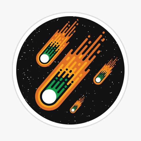 "Comet" Sticker by Nevl | Redbubble