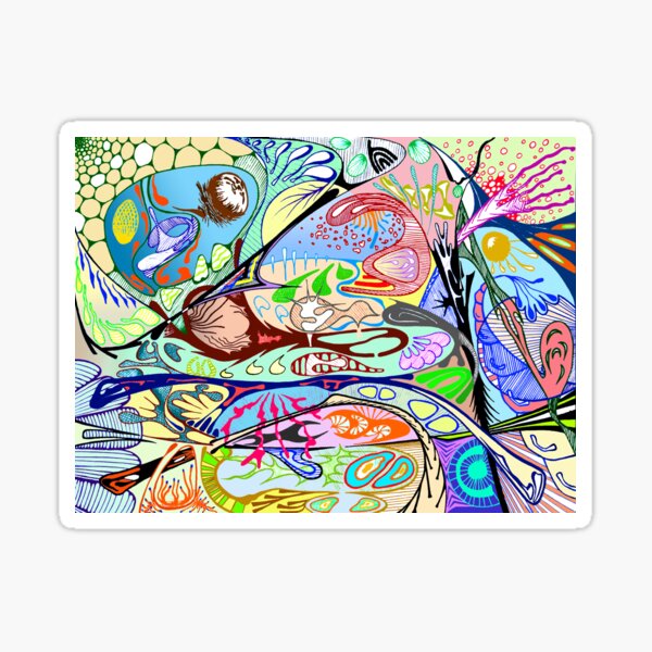 "Arcadia 34 full colored" Sticker by JoPiCatt | Redbubble