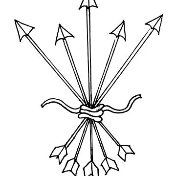 "Bundle of Arrows" Poster for Sale by reindeerage | Redbubble
