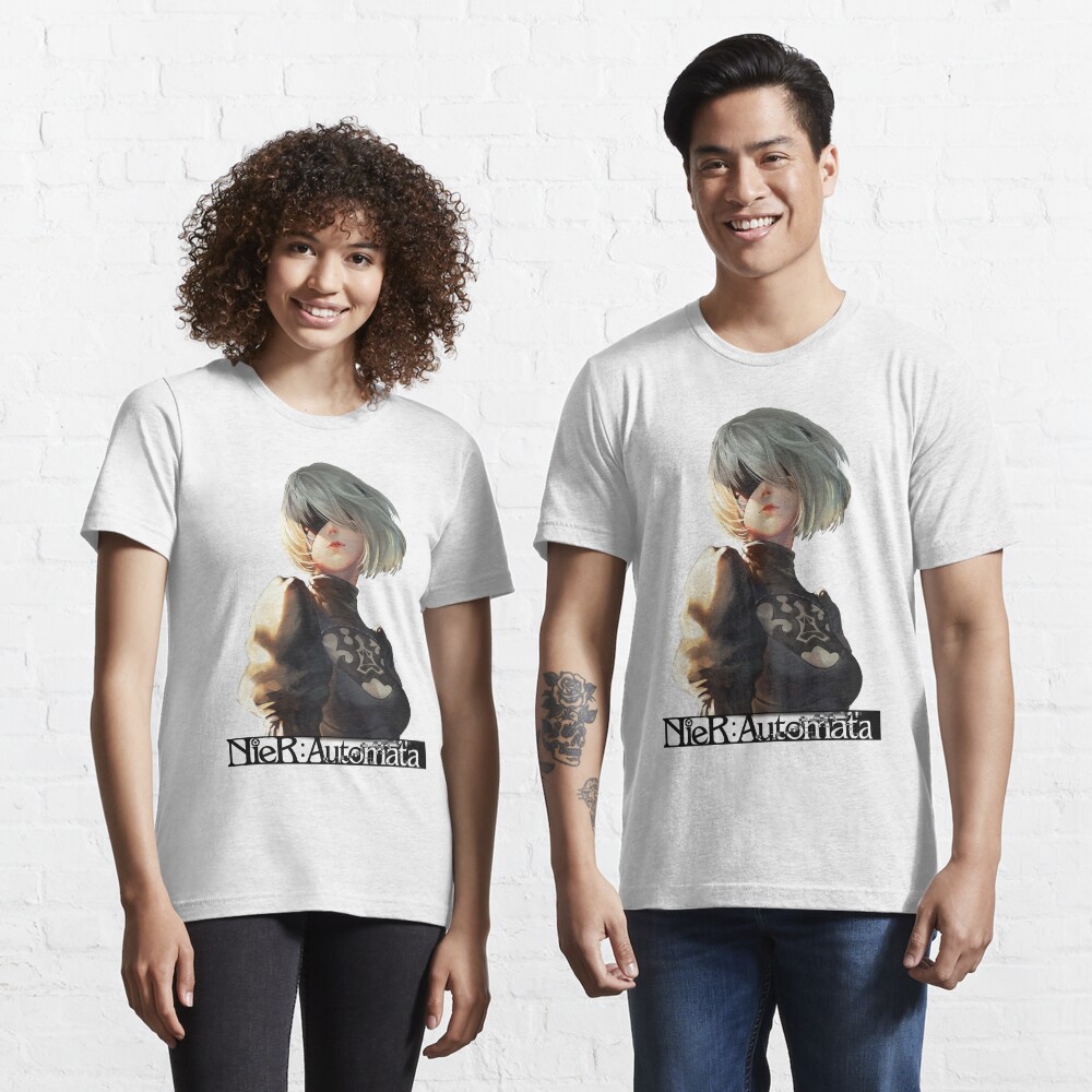 "2B NieR: Automata" T-shirt for Sale by Mazhaa | Redbubble | deny t ...