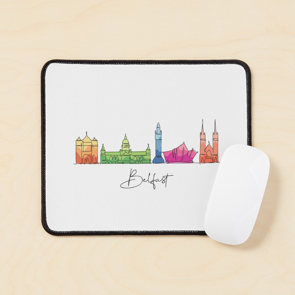 "Belfast Cityscape" Sticker for Sale by SunMayDown | Redbubble