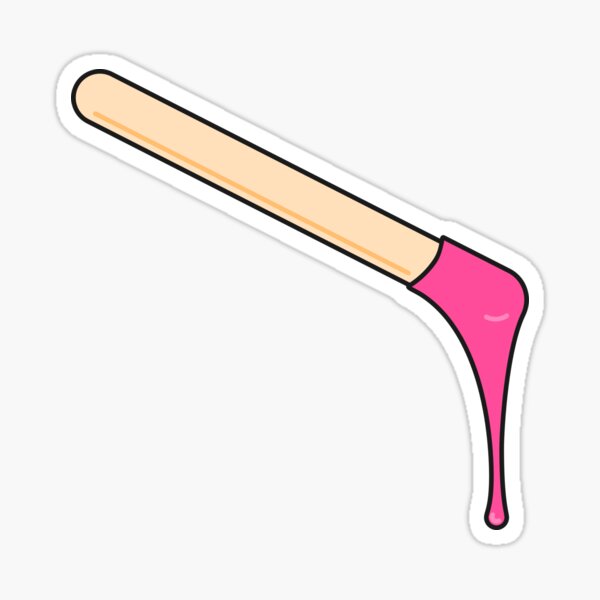 "Hot Wax Dripping Off Waxing Stick" Sticker for Sale by THPStock ...