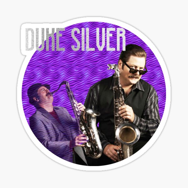 "Duke Silver Trio Classic Guys" Sticker for Sale by ThePixelPulse ...