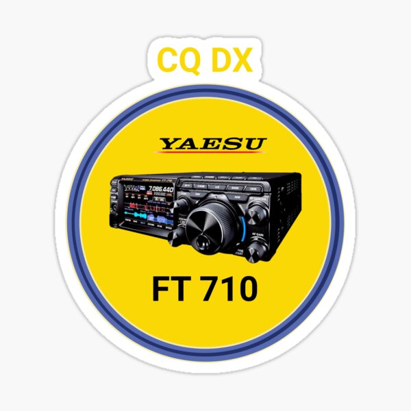 " yaesu ft 710" Sticker for Sale by signcraftdesign | Redbubble