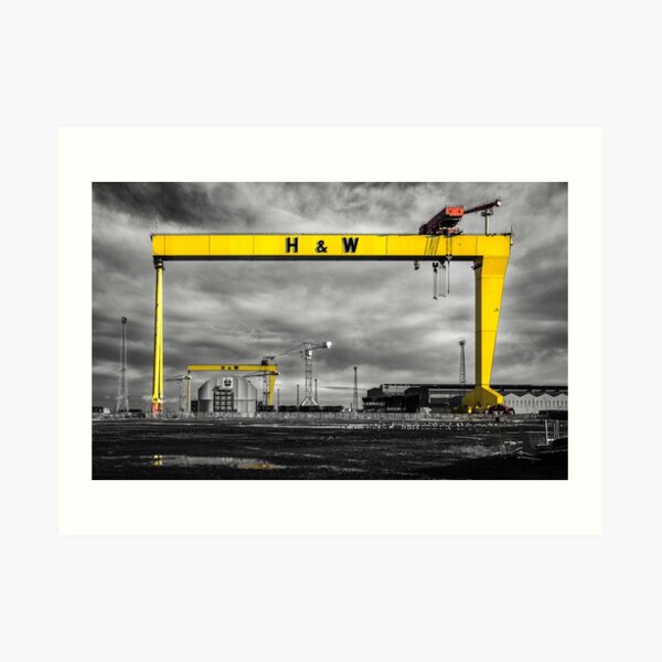 "Belfast Shipyard 3" Art Print for Sale by nrbphotography | Redbubble