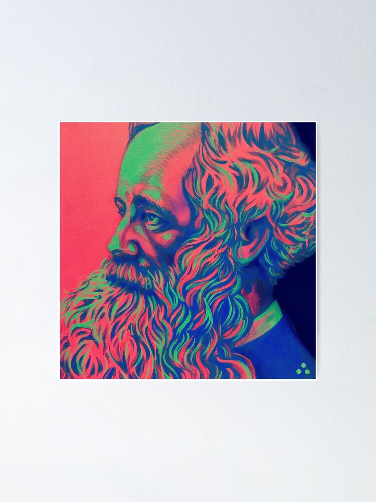"James Clerk Maxwell" Poster by curvedcanvas | Redbubble