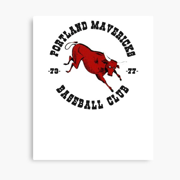 "Portland Mavericks Baseball Club Shirt Retro Vintage 70s TBT" Canvas ...