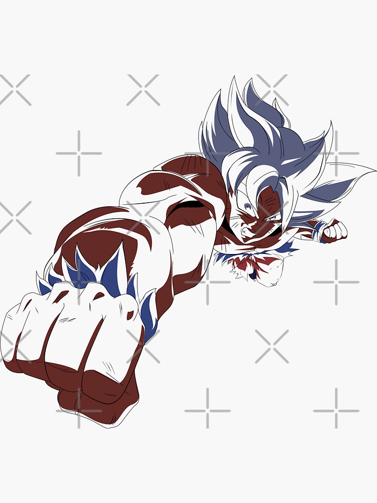 "Goku Ultra Instinct" Sticker for Sale by Dielissa | Redbubble