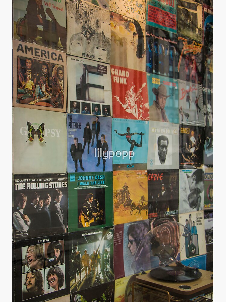 "record store " Sticker by lilypopp | Redbubble