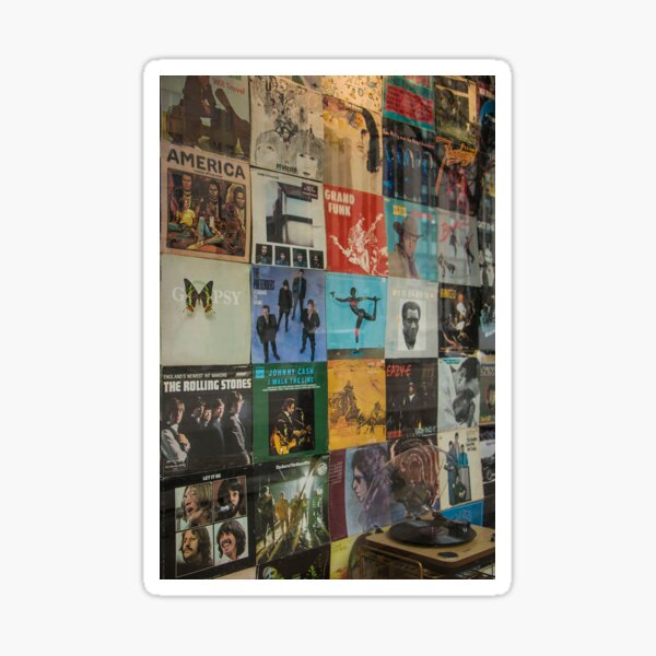 "record store " Sticker by lilypopp | Redbubble