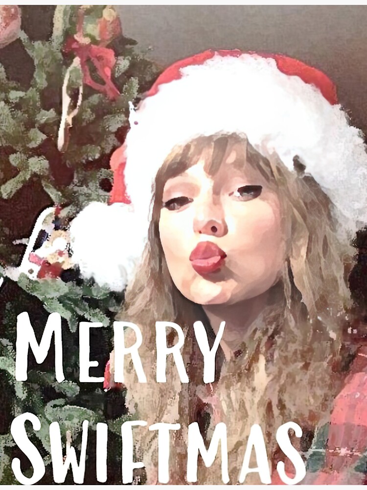 "Merry Swiftmas Taylor Swift Christmas" Sticker for Sale by Lizmonaria ...