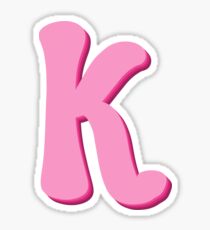 Letter K Stickers | Redbubble