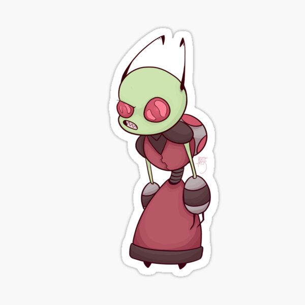 Invader Zim Stickers | Redbubble