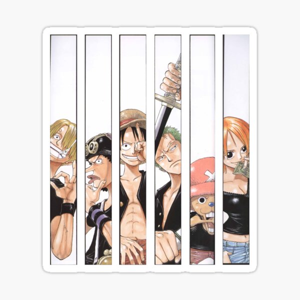 "One piece Cover page - Straw hat crew Alabasta" Sticker for Sale by ...