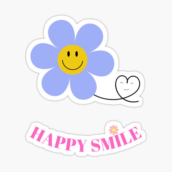 "happy smile" Sticker for Sale by Didagoodkey | Redbubble